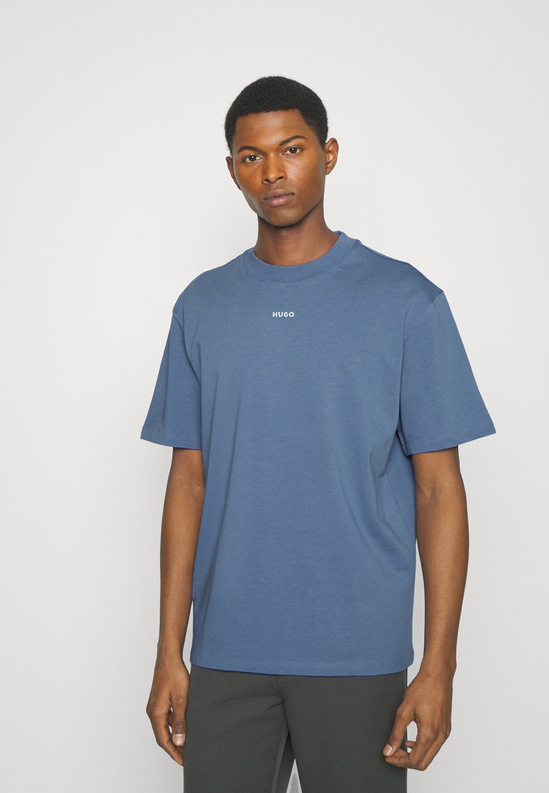HUGO Shirt - Basic T-shirt - open blue/blue - Zalando.de