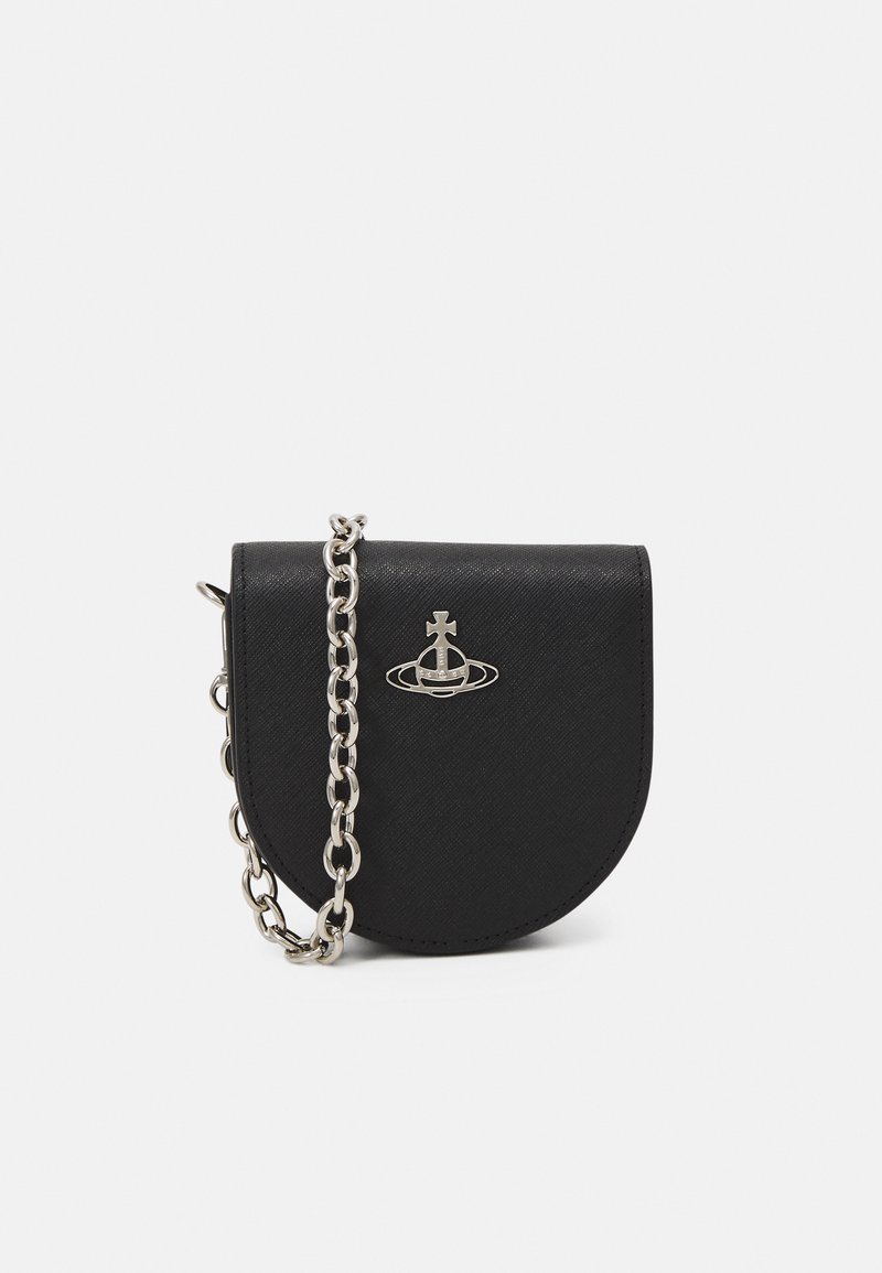 Vivienne Westwood NANO SADDLE CROSSBODY UNISEX - Umhängetasche - black/schwarz - Zalando.de