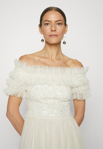 Needle & Thread SEQUIN WREATH BODICE OFF SHOULDER ANKLE GOWN - Robe de ...