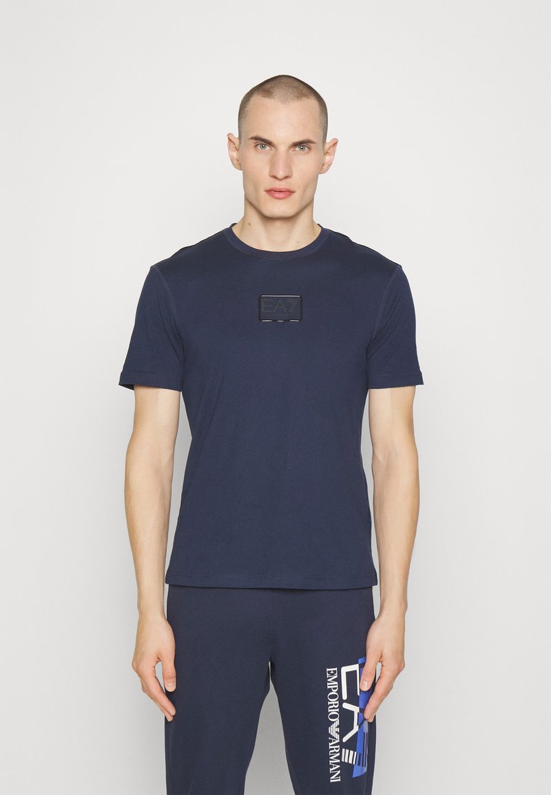 Ea7 Emporio Armani T Shirts Print Blu Navy Mørkeblå Zalando Dk