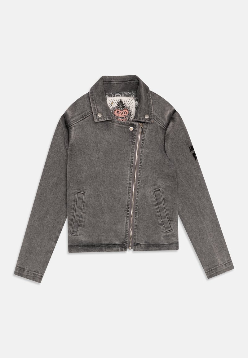 IKKS Denim jacket - light grey/grey - Zalando