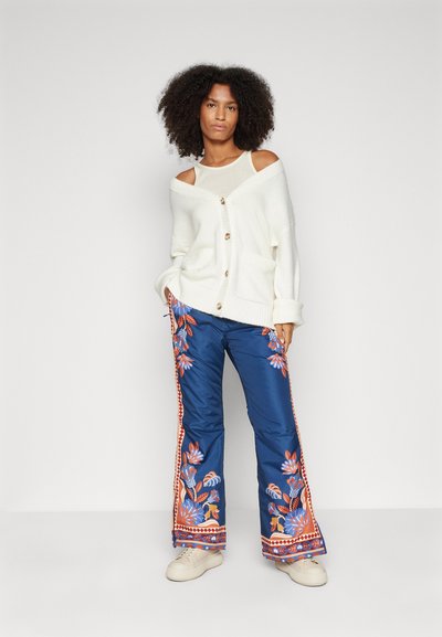 Farm Rio NATURE BEAUTY PANTS - Ski pants - blue/multi-coloured ...