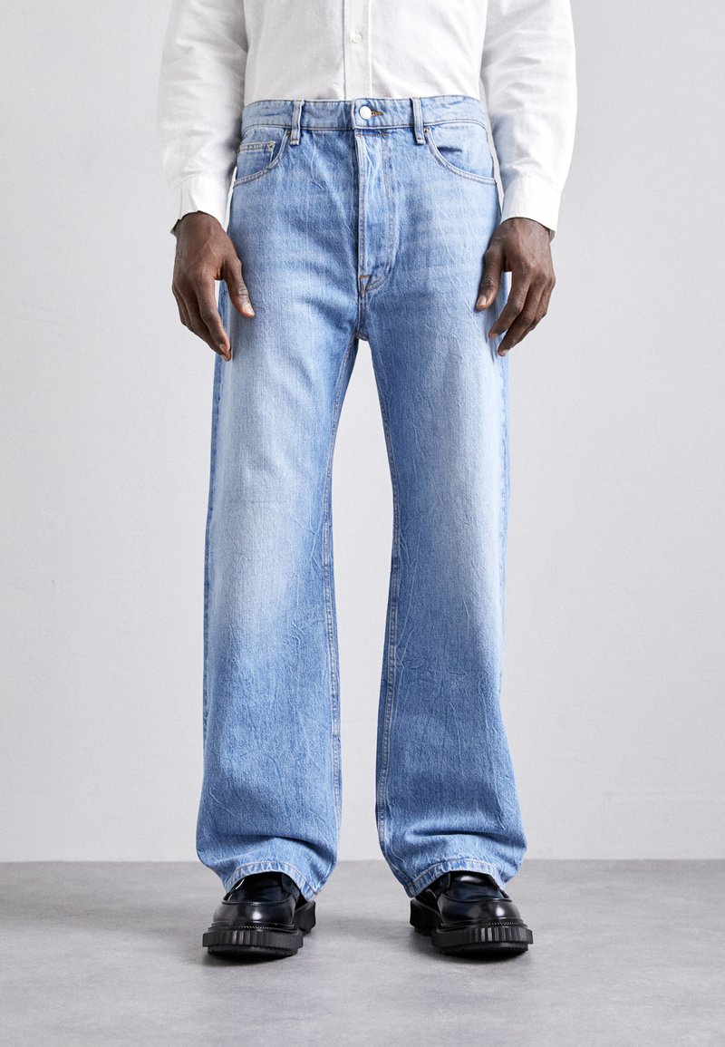 Wood Wood PAULO LOOSE LEG - Jeans Relaxed Fit - heavy rinse wash/light ...