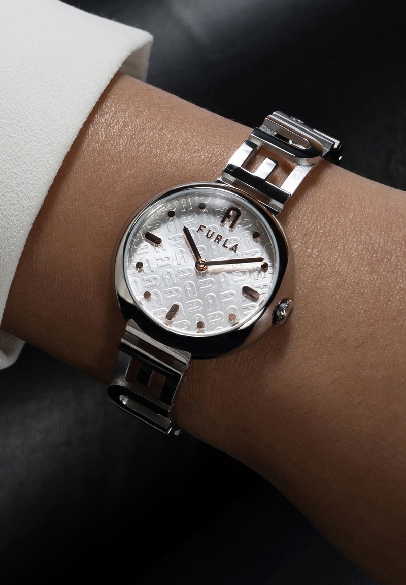 Furla QUARTZ ANALOG 3D - Uhr - silver tone/silberfarben - Zalando.de