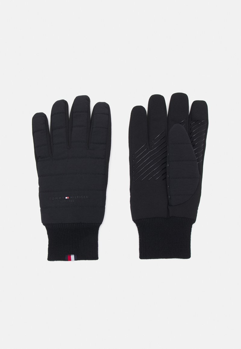 Tommy Hilfiger ESTABLISHED MIX GLOVES - Gloves - black - Zalando.ie
