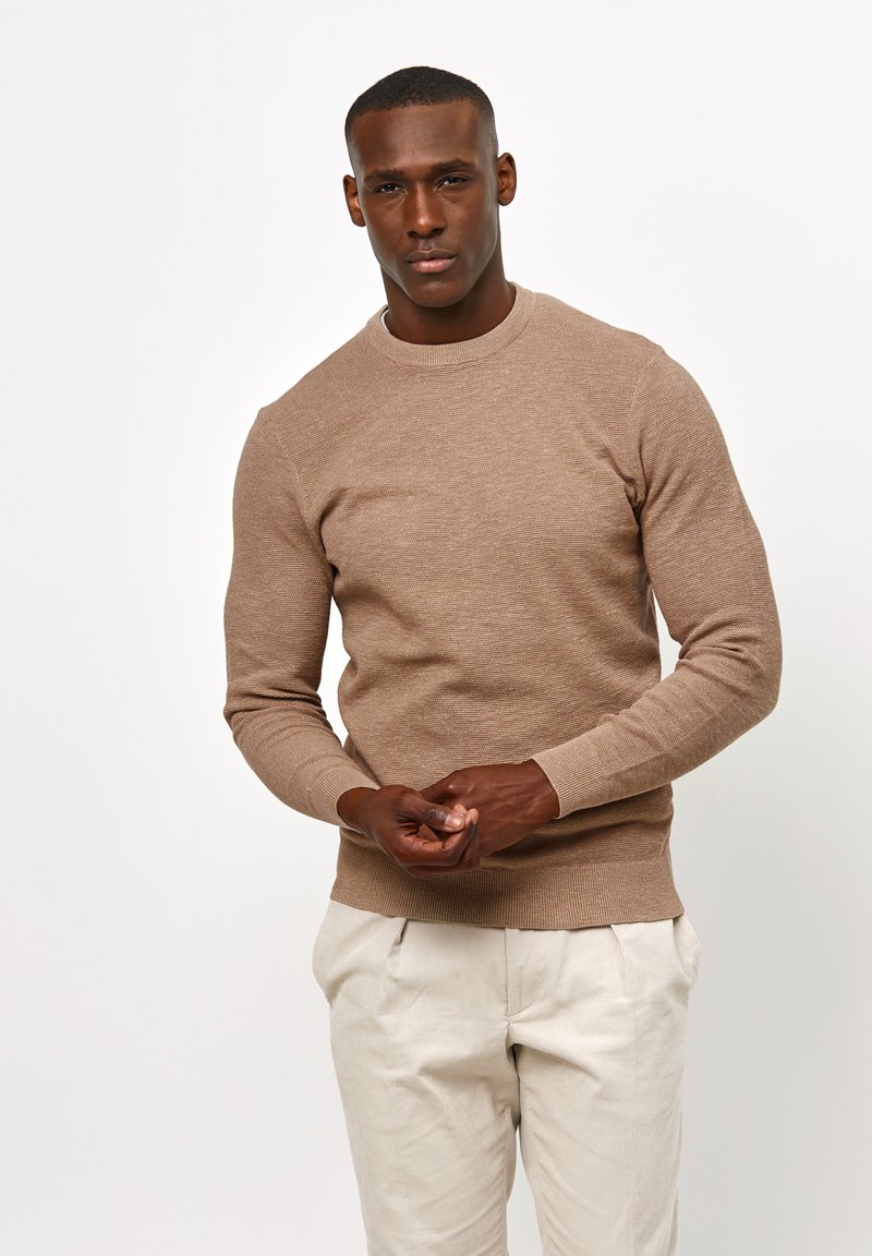 PROFUOMO CREW NECK - Pullover - beige - ZALANDO.FR