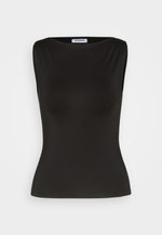 Weekday ANNIE BOATNECK - Top - black/schwarz - Zalando.de