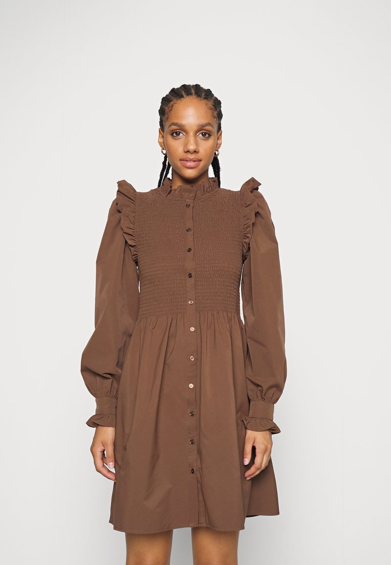 ONLY ONLASPEN SMOCK DRESS - Abito a camicia - carafe/marrone - Zalando.it