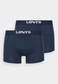 Levi's® MEN SOLID BASIC TRUNK 2 PACK - Shorty - navy/blanc - ZALANDO.FR