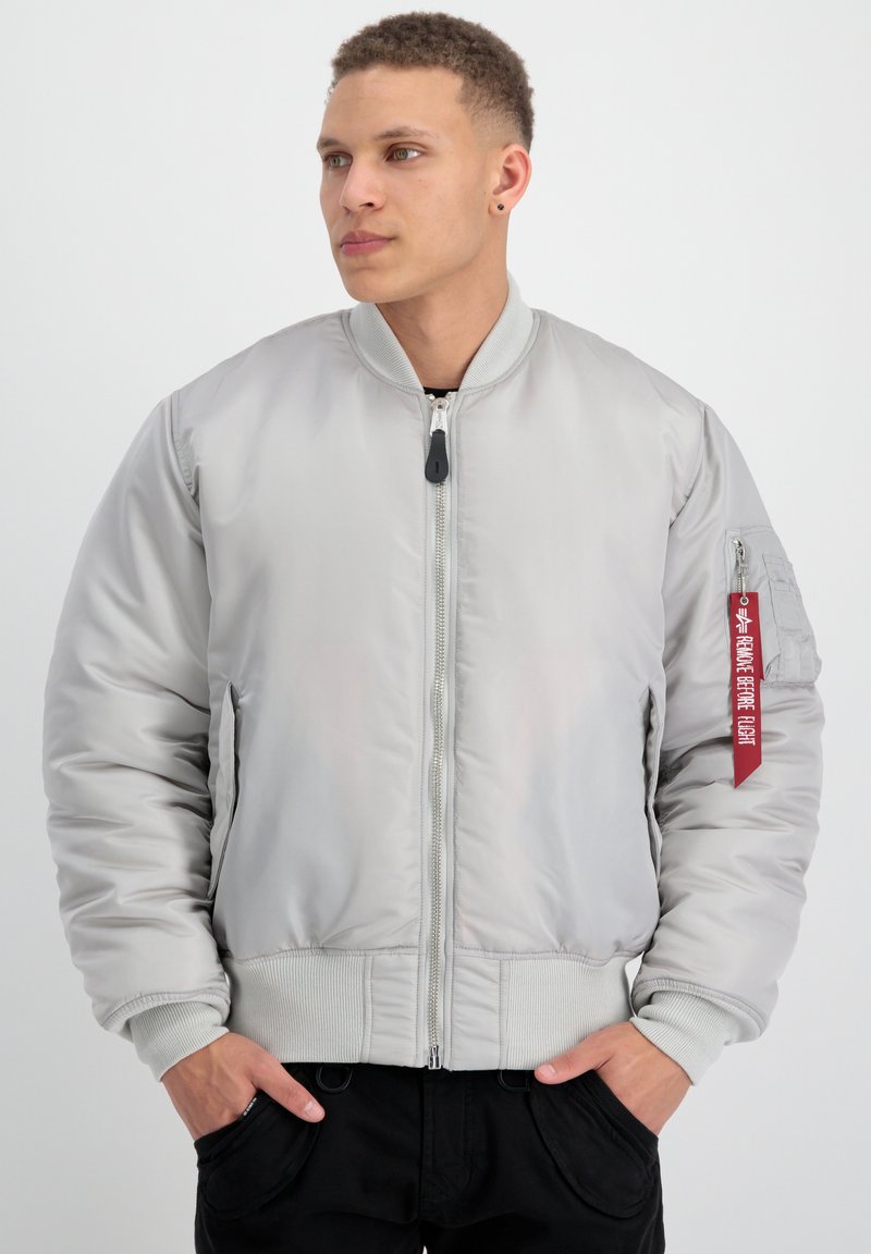 Alpha Industries Chaquetas bomber - pastel grey/gris claro - Zalando.es