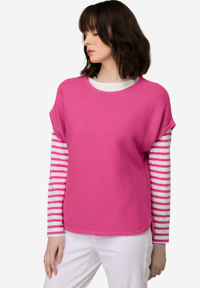 LAURASØN T-shirt basic - pink/donkerroze - Zalando.nl