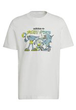 adidas Originals GRAPHIC STOKED FISH - T-Shirt print - white/weiß ...