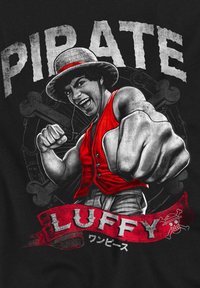 NETFLIX ONE PIECE PIRATE LUFFY - Long sleeved top - black - Zalando