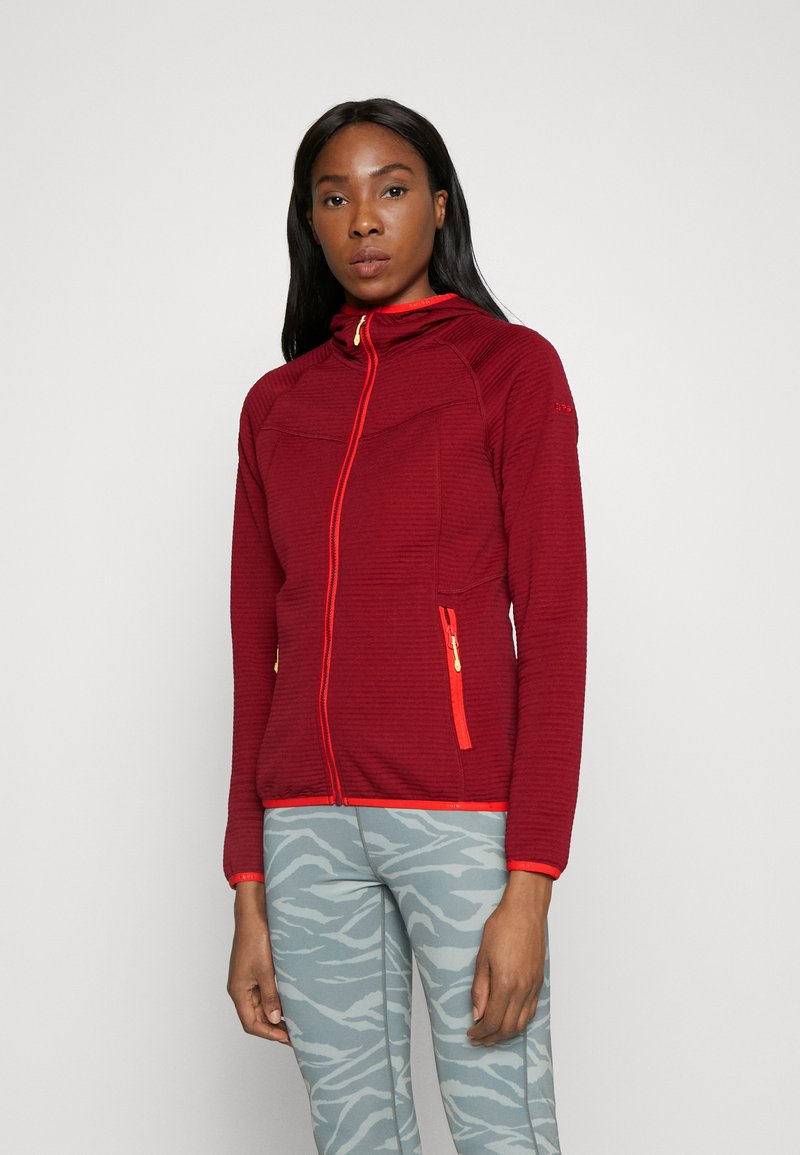 Icepeak BERRYVILLE - Felpa con zip - cranberry/rosso - Zalando.it