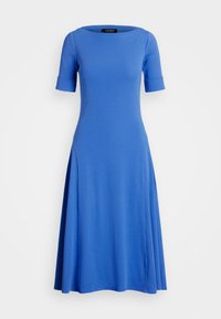Lauren Ralph Lauren MUNZIE ELBOW SLEEVE DAY DRESS - Robe en jersey - lighthouse navy/bleu marine ...