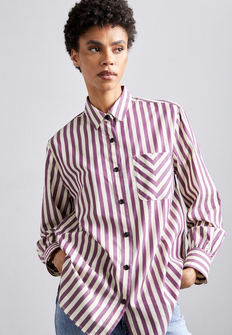 rag & bone MAXINE - Hemdbluse - purple/lila - Zalando.de