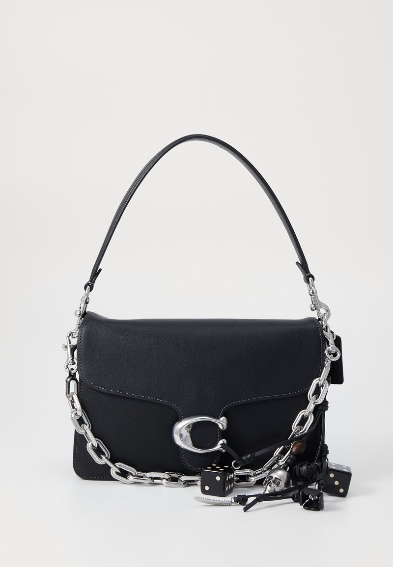 COACH CHAIN TABBY SHOULDER BAG WITH CHARM DETAIL - Handbag - black - Zalando.ie