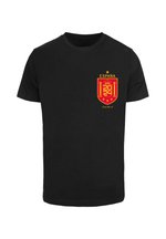 Mister Tee SPANISH CHEST CREST TEE - T-shirt print - black/zwart ...
