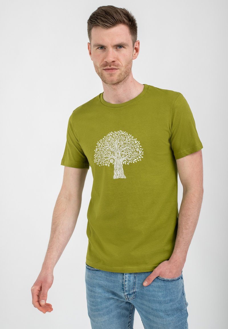 Brandless TREE LIFE - T-Shirt print - farngrün/hellgrün - Zalando.de