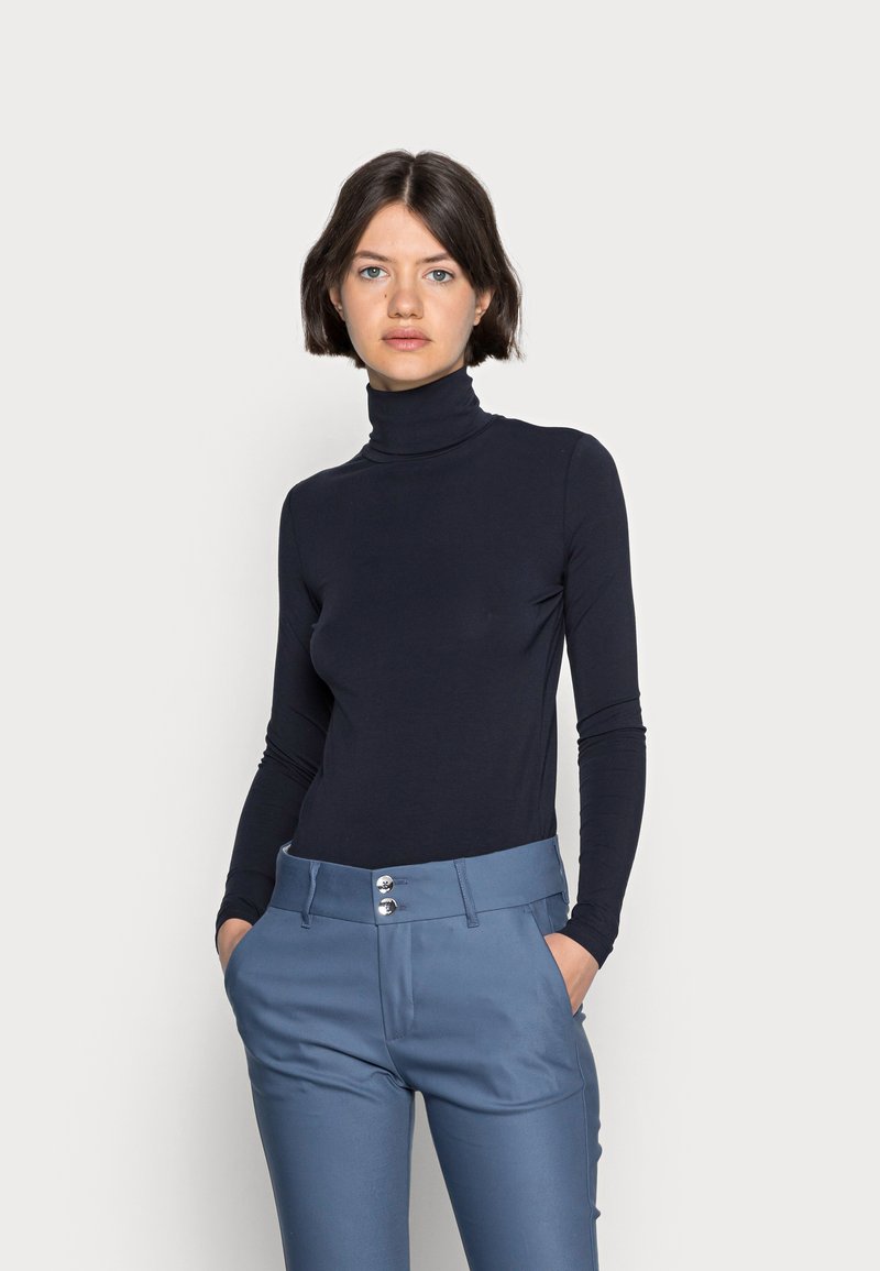 Samsøe Samsøe ESTER - Topper langermet - night sky/mørkeblå - Zalando.no