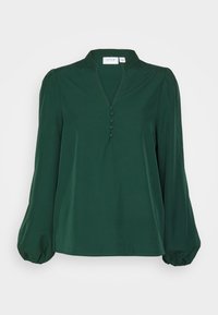 VILA VILOUIS RELLA L S KA - Camicetta - pineneedle/verde scuro - Zalando.it