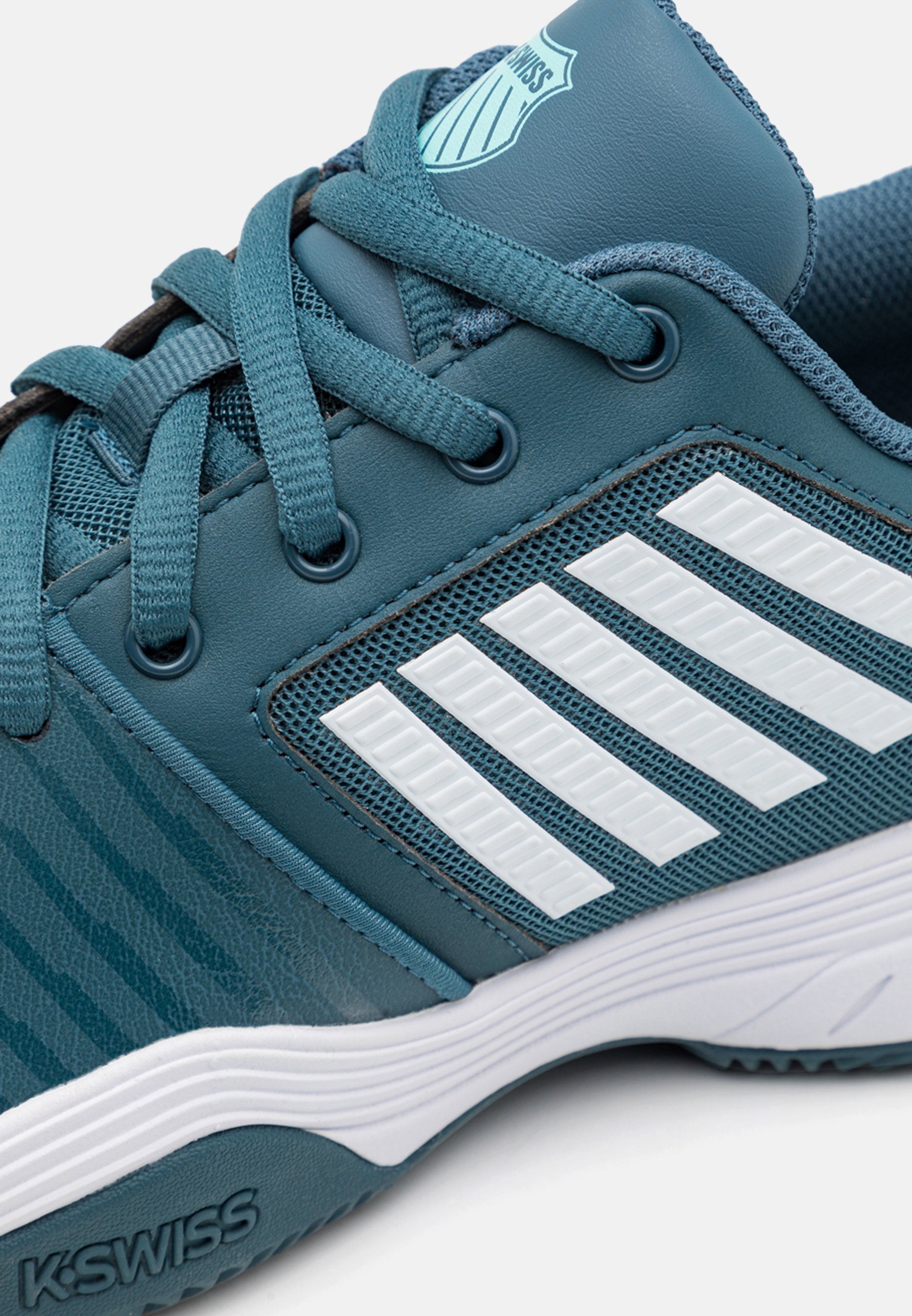 K SWISS COURT EXPRESS Clay court tennis shoes indian teal white aqua splash blue Zalando