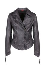 Freaky Nation RUBY FN LA - Leren jas - moonless/zwart - Zalando.be