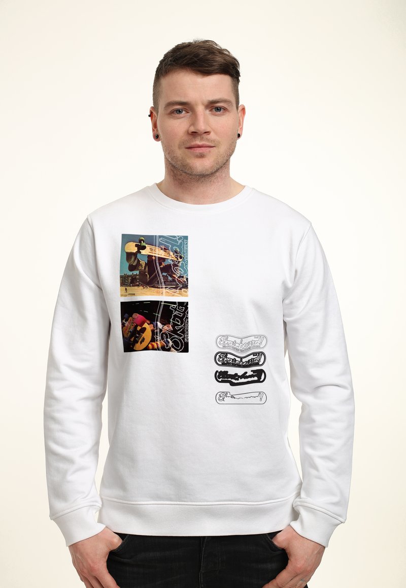 Henry Tiger SKATEBOARD! MAGAZINE PHOTO - Sweater - white/wit - Zalando.nl