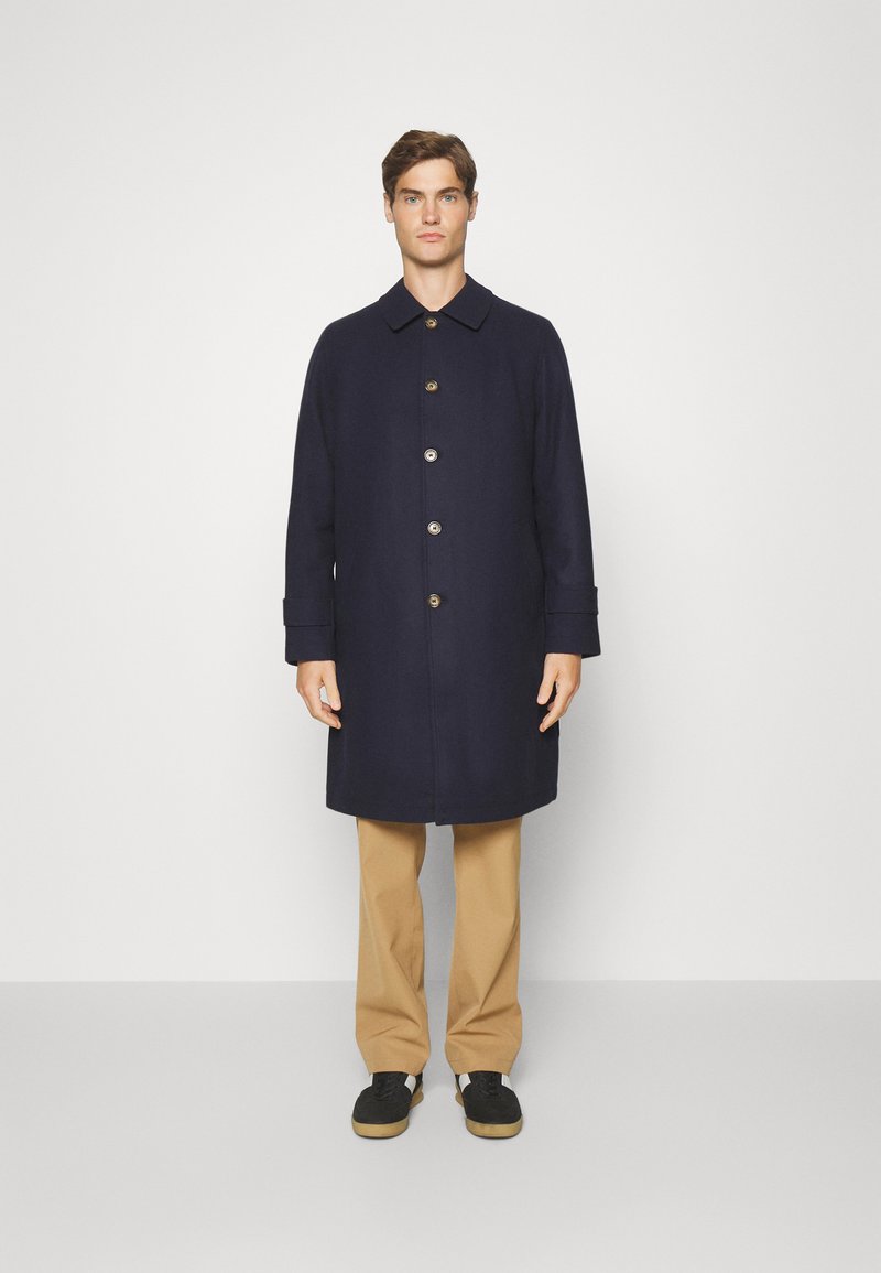 forét SHELTER LONG COAT - Cappotto classico - navy/blu scuro - Zalando.it
