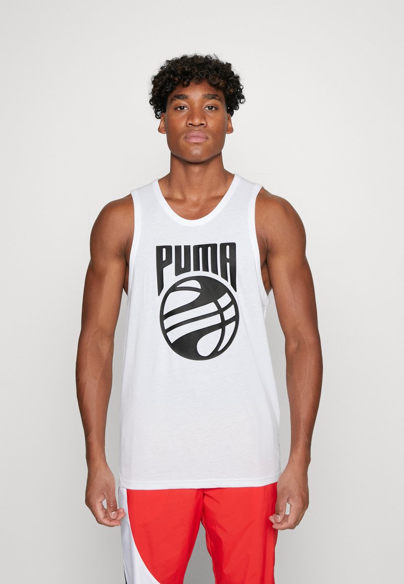 Puma POSTERIZE TANK - Top - white/blanco - Zalando.es