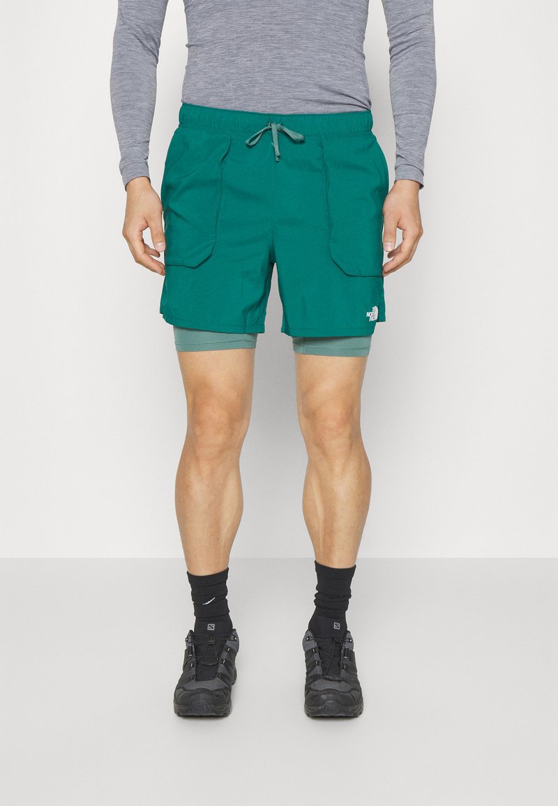 The North Face SUNRISER - Outdoor shorts - forest fern/dark sage/khaki ...