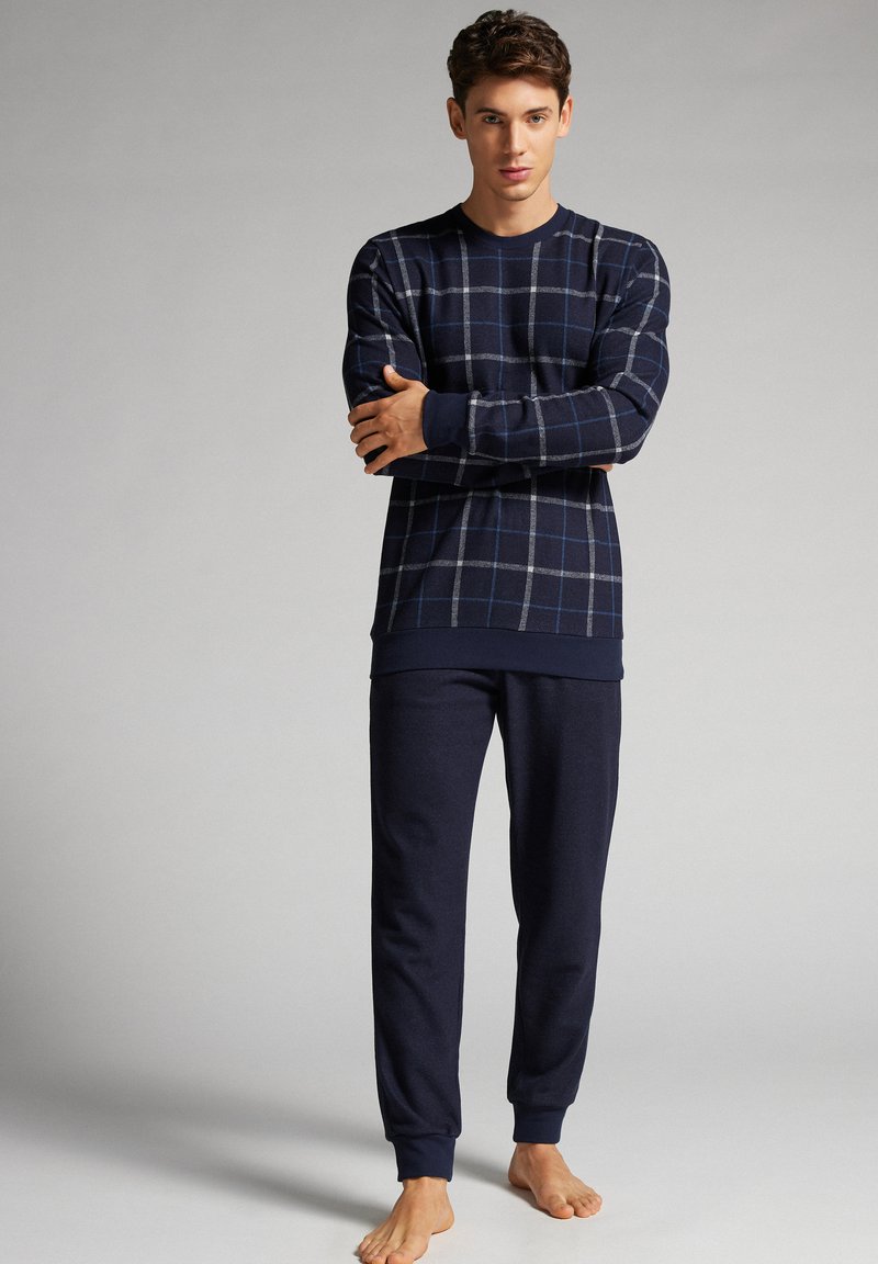 Intimissimi Pyjama - j check blu denim/blue denim - Zalando.de