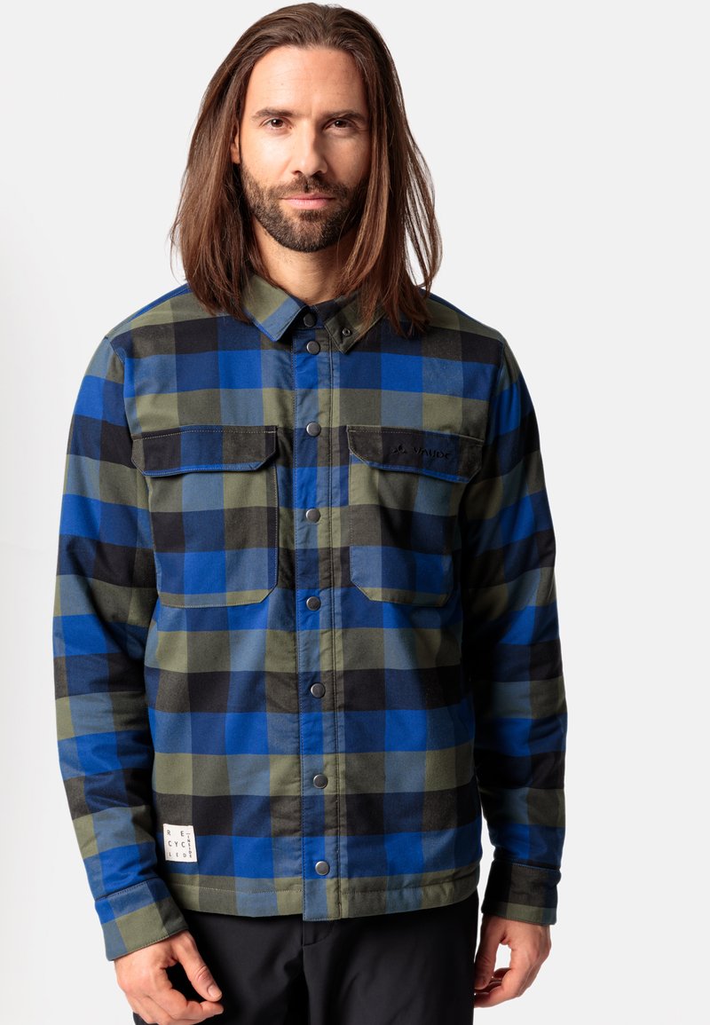 Vaude MINEO PADDED SHACKET - Outdoor jacket - blue/khaki - Zalando.de