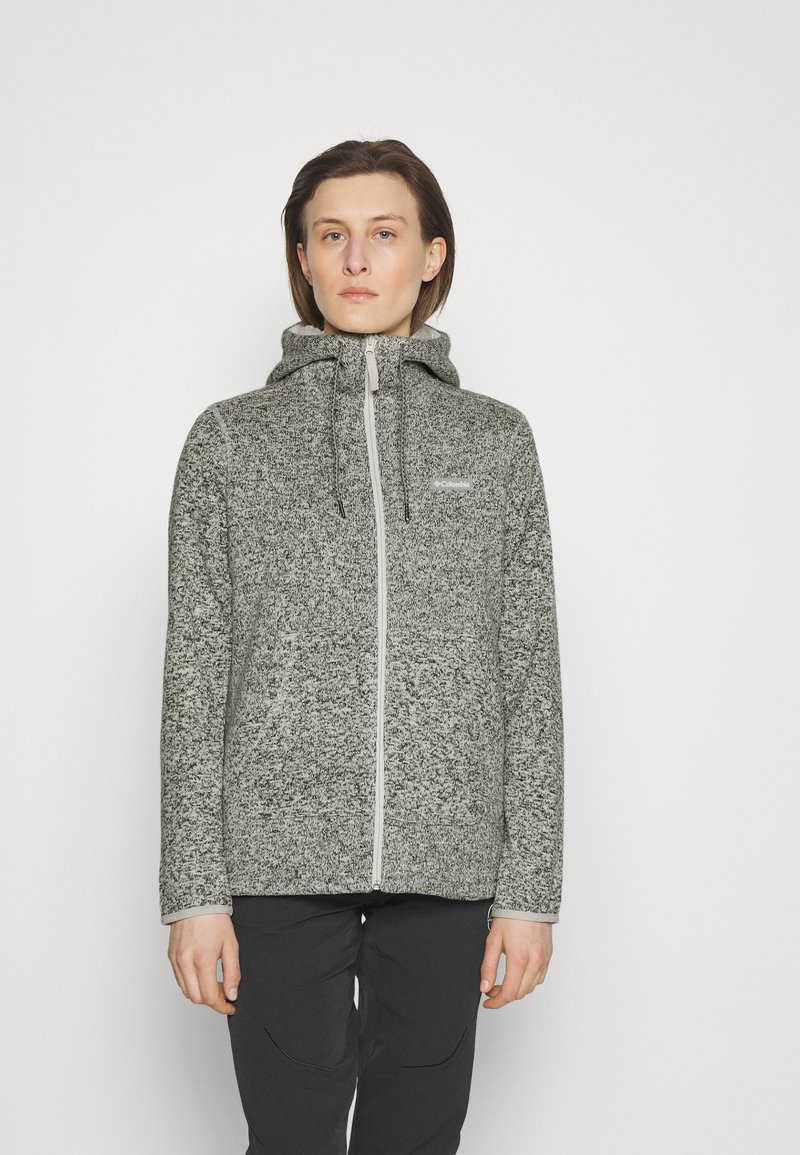 Columbia WEATHER SHERPA FULL ZIP - Fleecejacke - chalk heather/offwhite ...