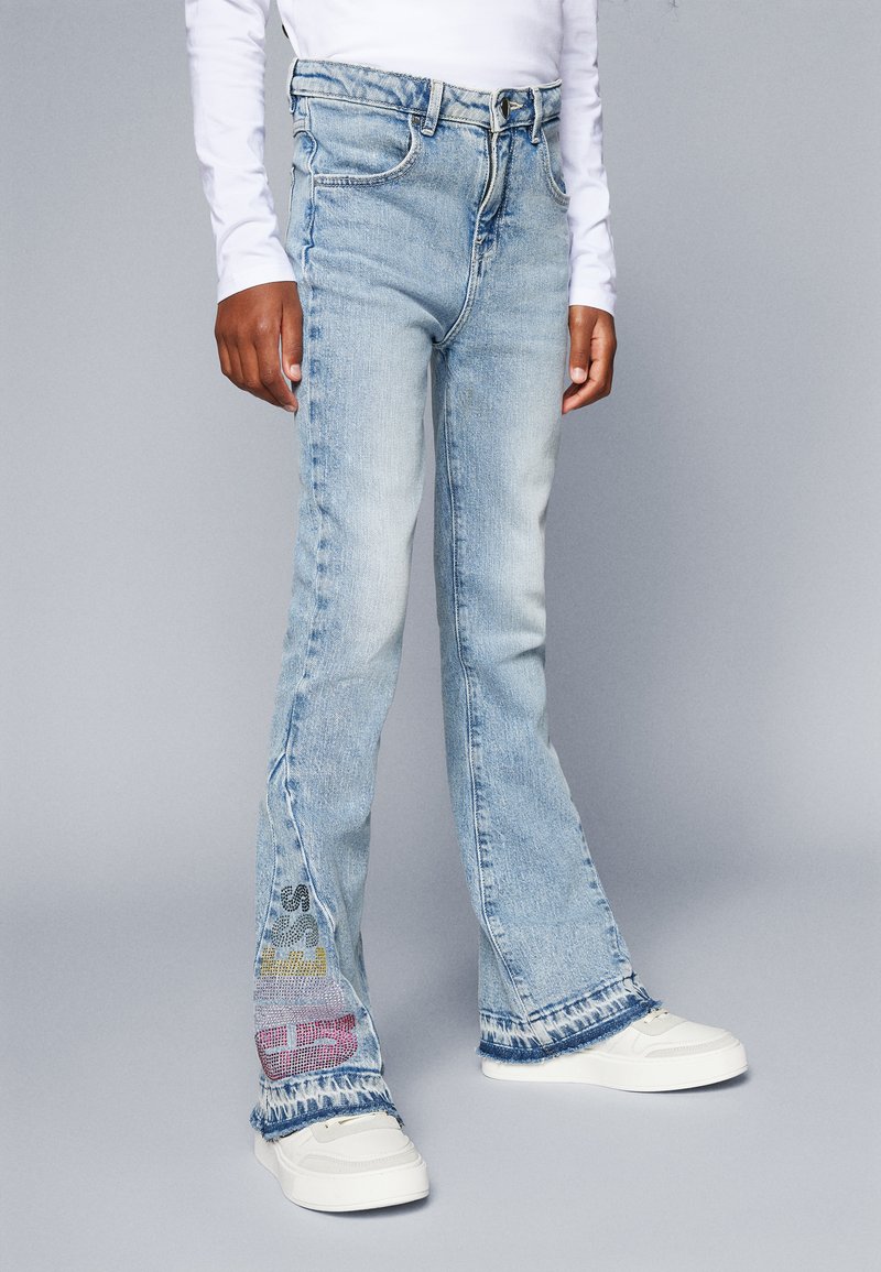 Guess JUNIOR GIRL - Flared Jeans - light-blue denim - Zalando.de