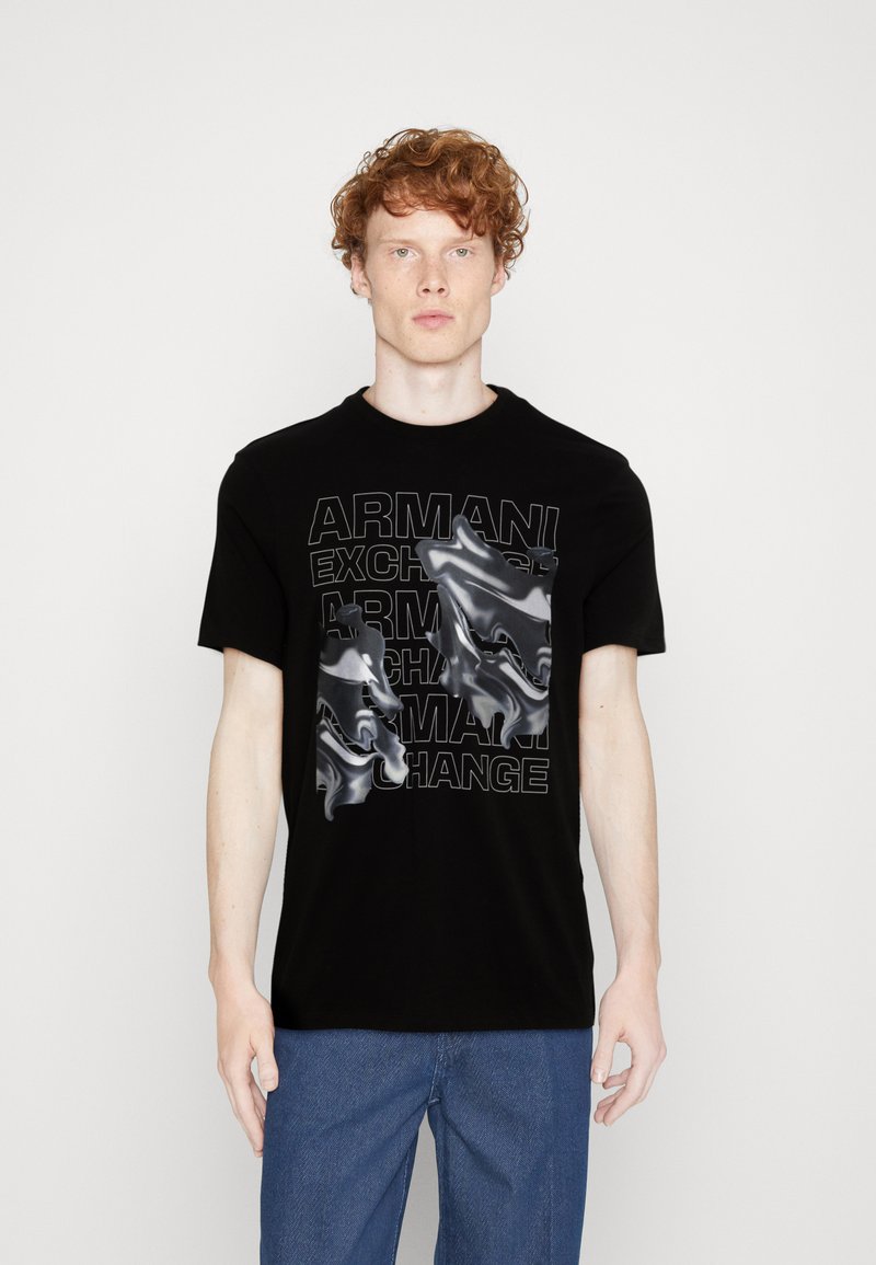 Armani Exchange T-shirt con stampa - black/nero - Zalando.it