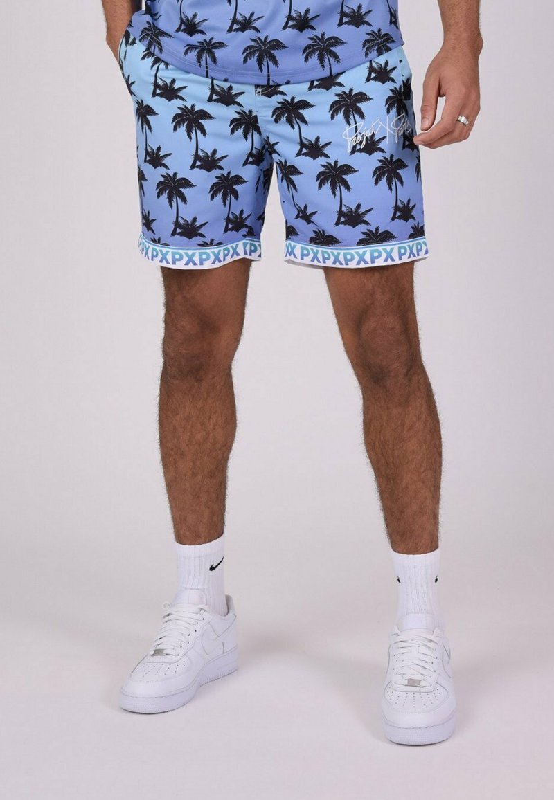 Project X Paris IMPRIMÉ PALMIER DÉGRADÉ - Shorts - bleu/blau - Zalando.ch