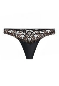 Aubade COSMIC ROMANCE - String - black stripes/noir - ZALANDO.FR