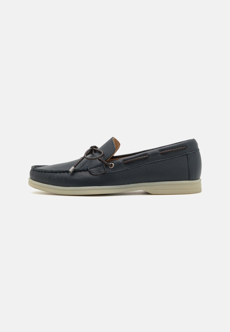 Hackett London JERRY COAST - Seglarskor - navy blue/mörkblå - Zalando.se