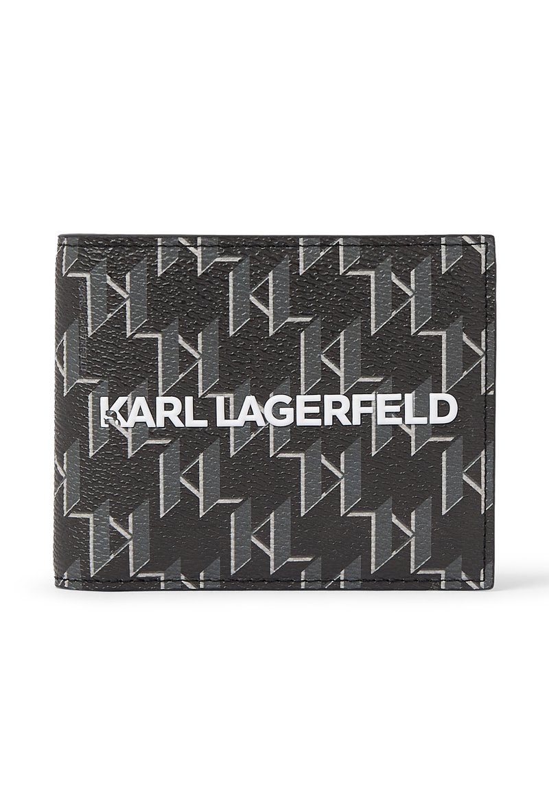KARL LAGERFELD MONOGRAM KLASSIK BIFOLD - Denarnica - black/črna ...