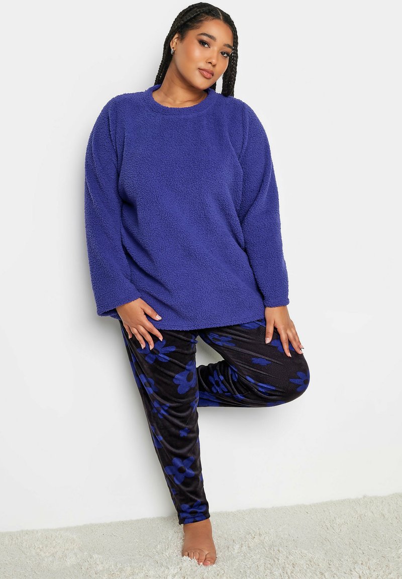 Yours Clothing DAISY BORG SET - Nachtwäsche Set - purple/lila - Zalando.de