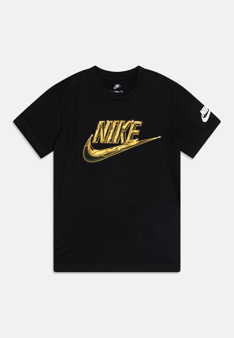 Nike Sportswear FUTURA METALLIC - T-shirts print - black/sort - Zalando.dk