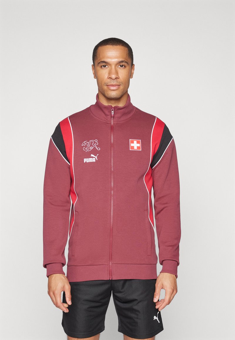 Puma SWITZERLAND SFV TRACK JACKET - Squadra nazionale - team regal red/fast red/rosso - Zalando.it