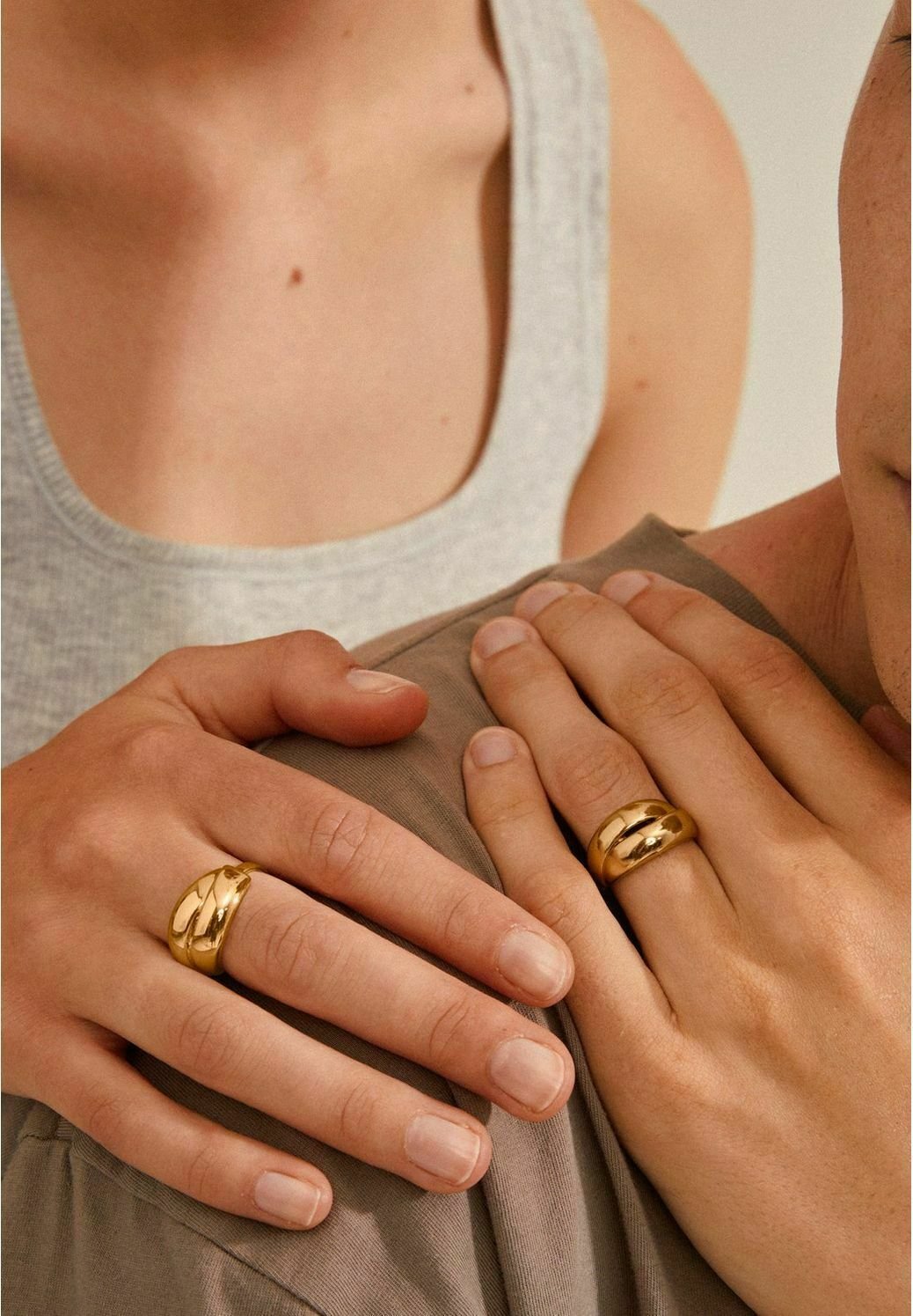Rings gold plated store