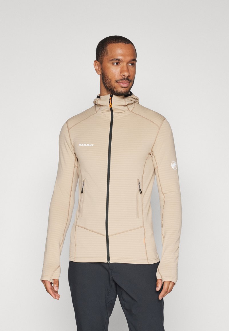 Mammut TAISS LIGHT HOODED JACKET MEN - Fleecejacke - savannah/black ...