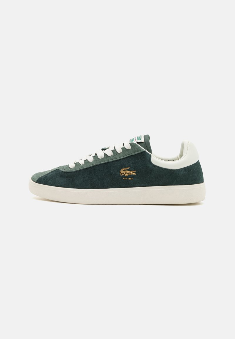 Lacoste BASESHOT - Sneaker low - dark green/off-white/dunkelgrün ...