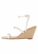 Next FOREVER COMFORT - Wedge sandals - white - Zalando