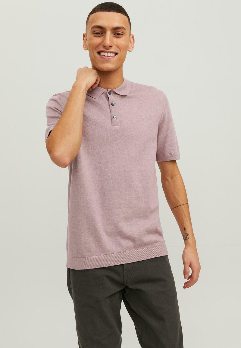 Jack & Jones JPREMIL SS SN - Polo shirt - deauville mauve/pink - Zalando