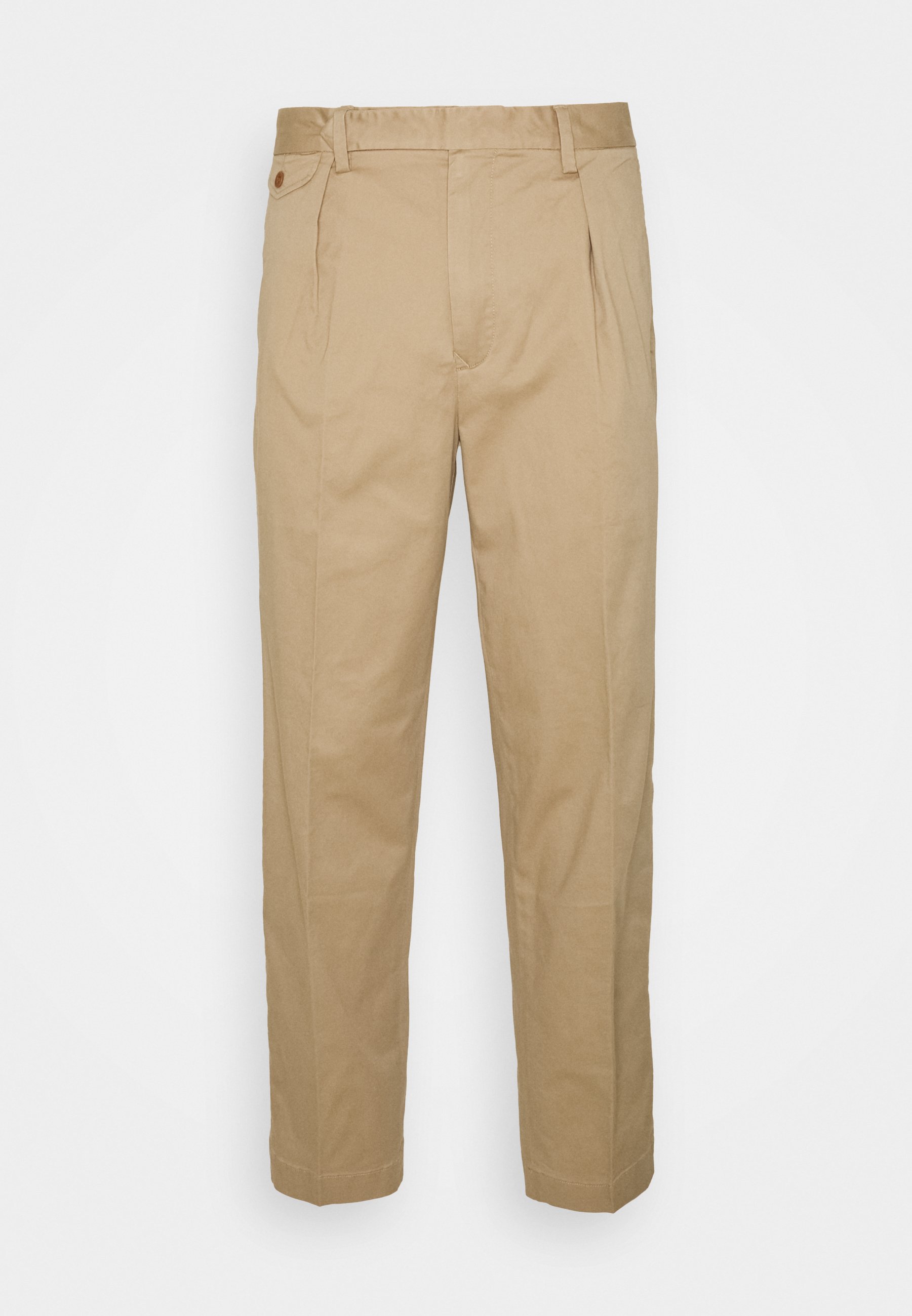 Polo Ralph Lauren Pleated Stretch Chino Trouser In Natural For Men Lyst UK | atelier-yuwa.ciao.jp