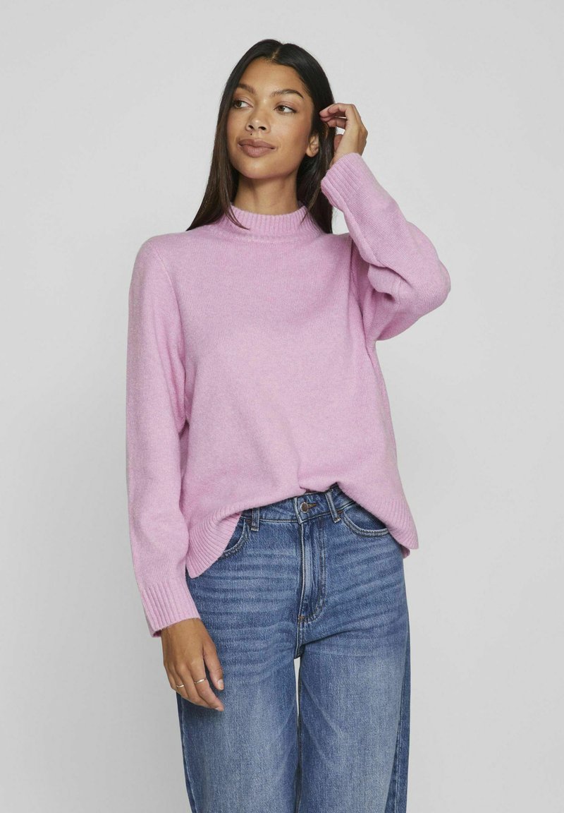 VILA Strickpullover - pastel lavender/flieder - Zalando.de